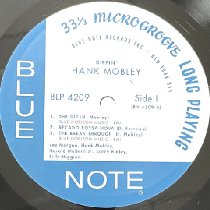 HANK MOBLEY - DIPPIN' - Jazz Records seeed