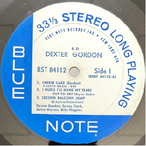DEXTER GORDON - GO ! - Jazz Records seeed