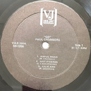 PAUL CHAMBERS - GO - Jazz Records seeed